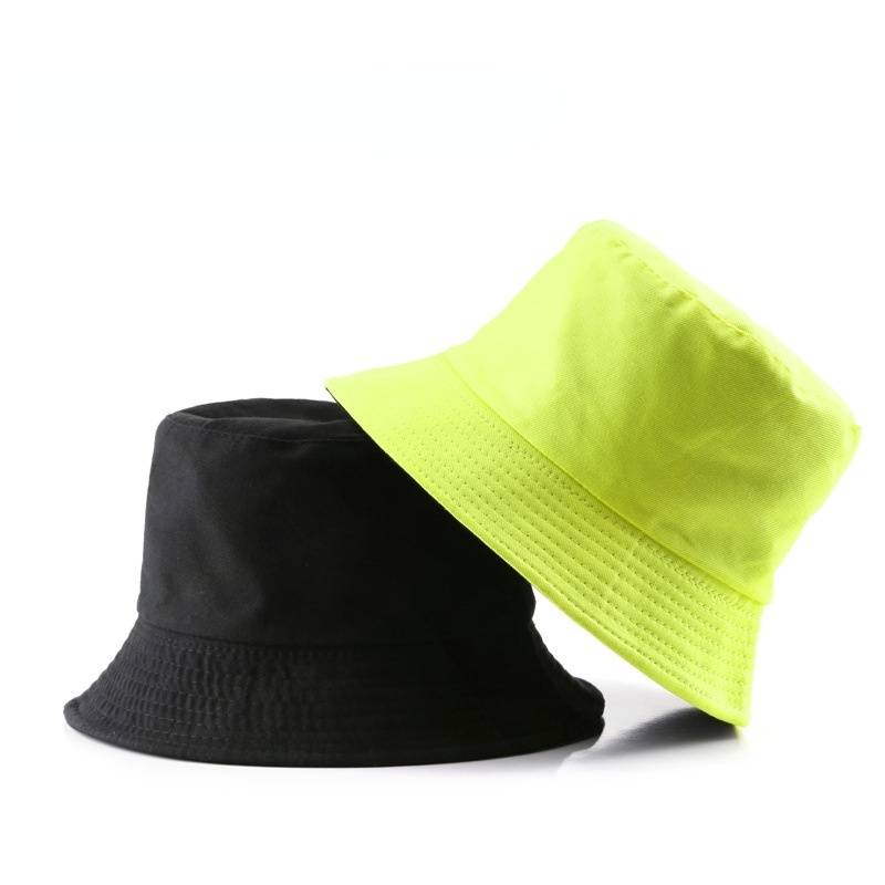 plain hat reversible bucket hat for women 18 colors solid color hat sun ...