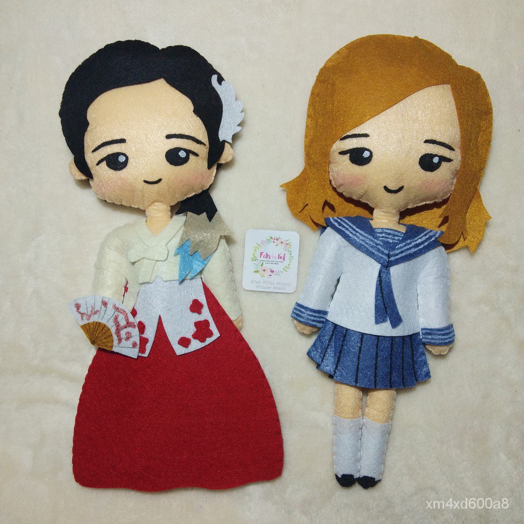 insCUSTOMIZED Felt Chibi Dolls | Custom Gifts | Custom Kpop Doll ...