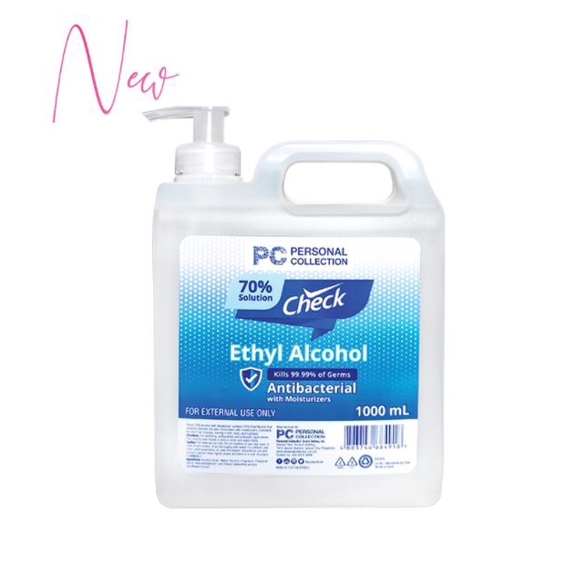 Check 70% Ethyl Alcohol 1000 mL | Shopee Philippines