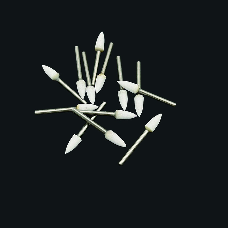10pcs Dental White Stone Polishing Burs for FG 1.6mm High Speed ...