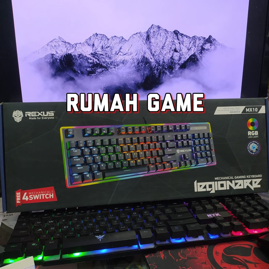 Rexus MX10 Mechanical Gaming Keyboard Rexus Legionare RGB | Shopee ...