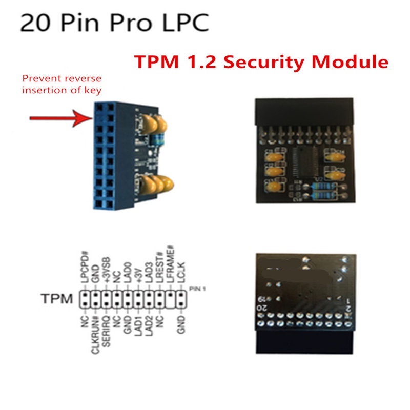 20 Pin TPM 1.2 Module AOM-TPM-9655V Security Trusted Module For Supermicro | Shopee Philippines