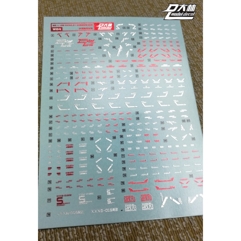 Gundam Decal Gundam MG 1/100 SANDROCK EW | Shopee Philippines