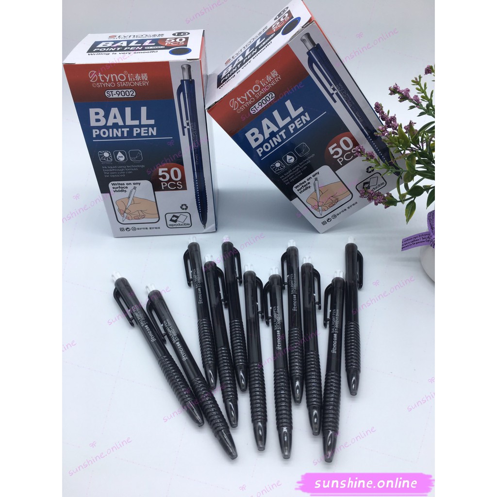 ST-9002 STYNO BALL POINT PEN 50pcs BALLPEN | Shopee Philippines
