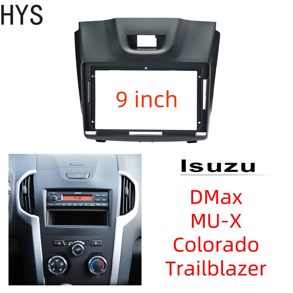 HYS 2din Stereo Panel Fit For Isuzu DMax MU-X Colorado S10 Chevrolet ...