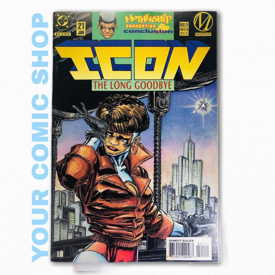 Icon 21 DC Comic Book Printed 1995 Written by Dwayne McDuffie, with art ...