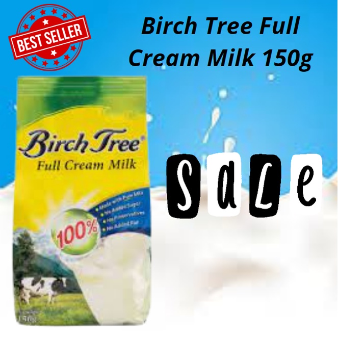 Birch Tree Full Cream Milk 150g | Shopee Philippines