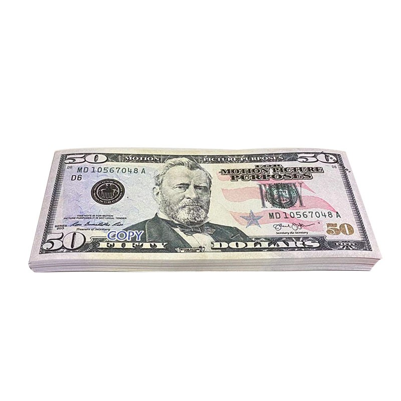 Dollar $50 No Watermark Paper Heaven Hell Bank Notes Currency Prop ...