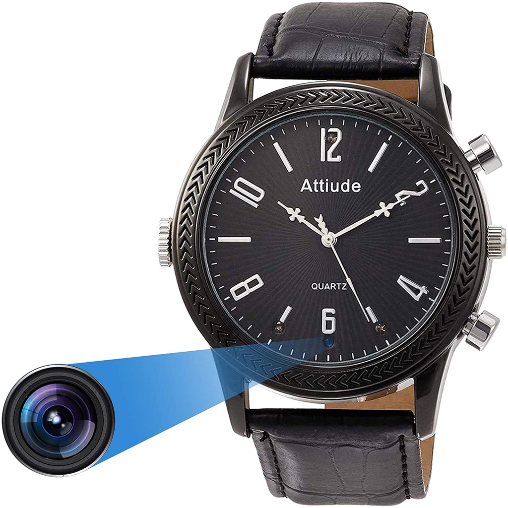 2025 Full HD 1080P Video Recorder Mini Camera Watch with Cameras IR ...