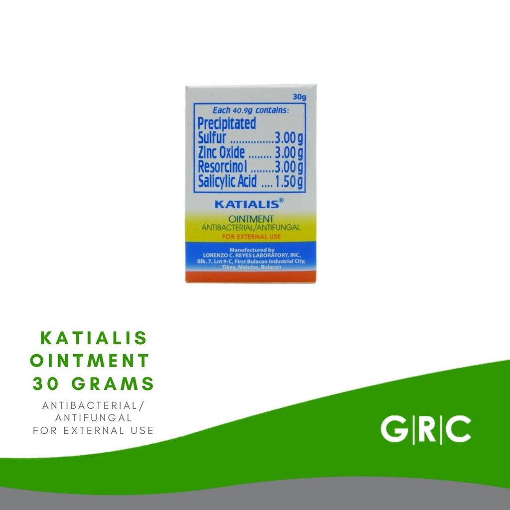Katialis Ointment 5G/15G/30G Antibacterial/Antifungal | Shopee Philippines