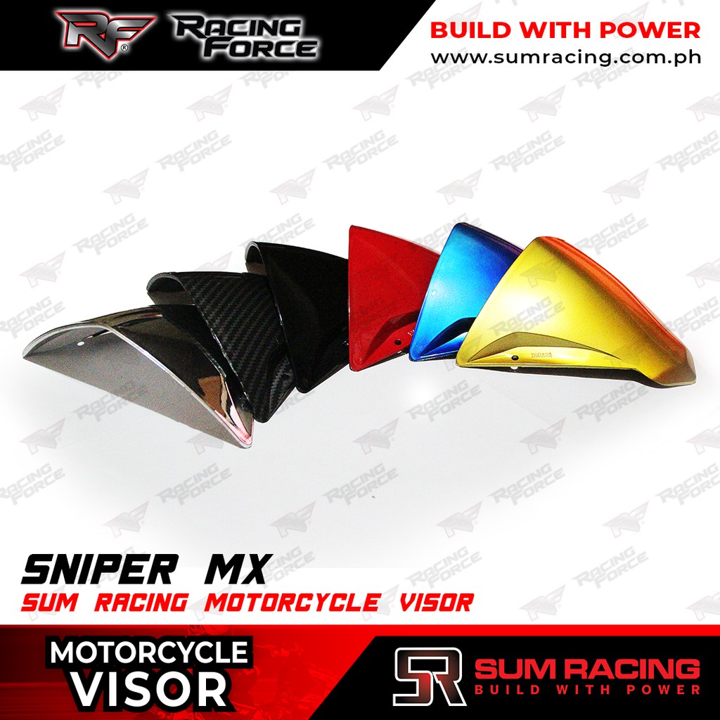 Racing Force Sum Racing MX/SNIPER 135 VISOR (BLACK/BLUE/CARBON/GOLD/RED ...
