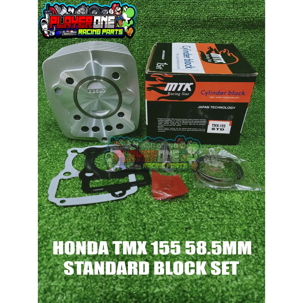 MTK HONDA TMX 155 58.5MM STANDARD CYLINDER BLOCK SET | Shopee Philippines