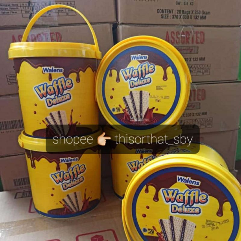 Nissin Waffle Chocolate Deluxe Waffle 300gr | Shopee Philippines