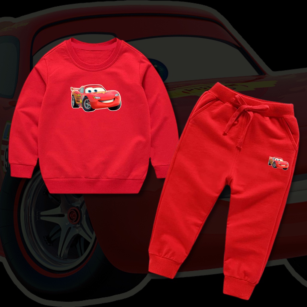 2in1 Cars Terno for Kids (0-12 Years Old) Jogger Sweater Jacket UNISEX ...