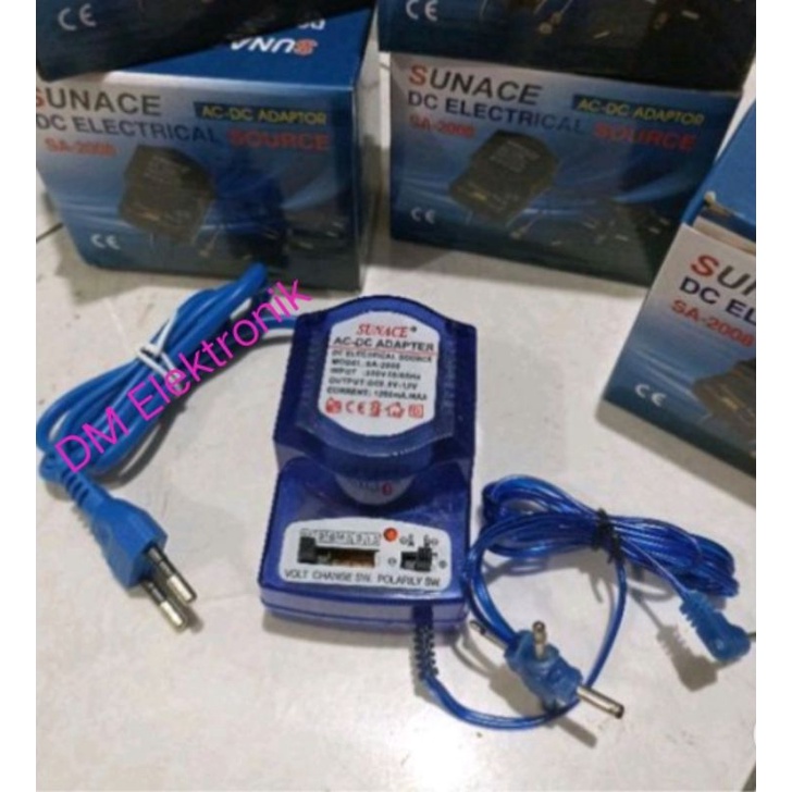 Power adoptor supply sunace 1,2A | Shopee Philippines