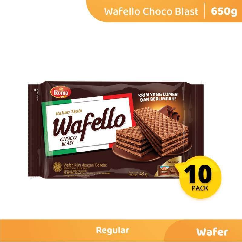 Roma Wafflelo 48 Grams (1 pack Contents 10 pcs) | Shopee Philippines