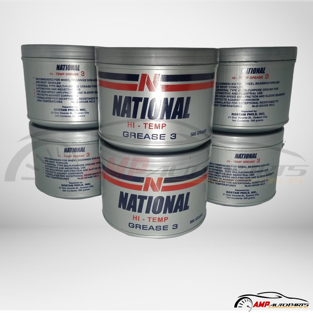 National Hi-Temp Lithium Complex Grease 3 (500grams) HIGH Temp (Blue ...