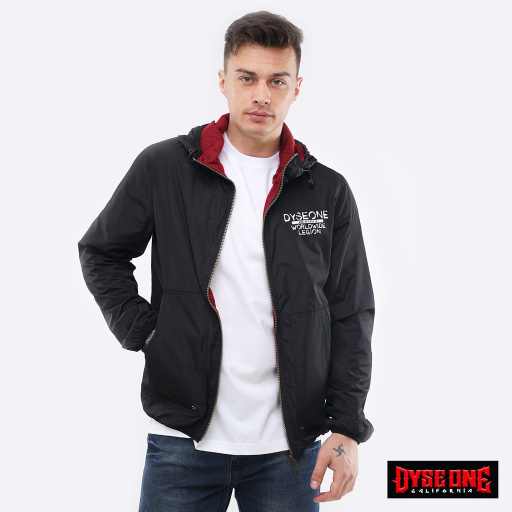 Dyse One Reversible Jacket DBT16A-0055 (Black/Rumba Red) | Shopee ...