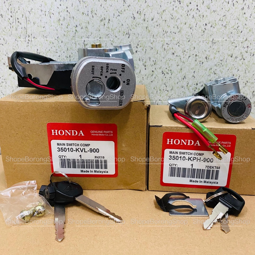 MAIN SWITCH SUIS RUMAH KUNCI KEY SET HONDA WAVE 125 WAVE125 / WAVE 125 ...
