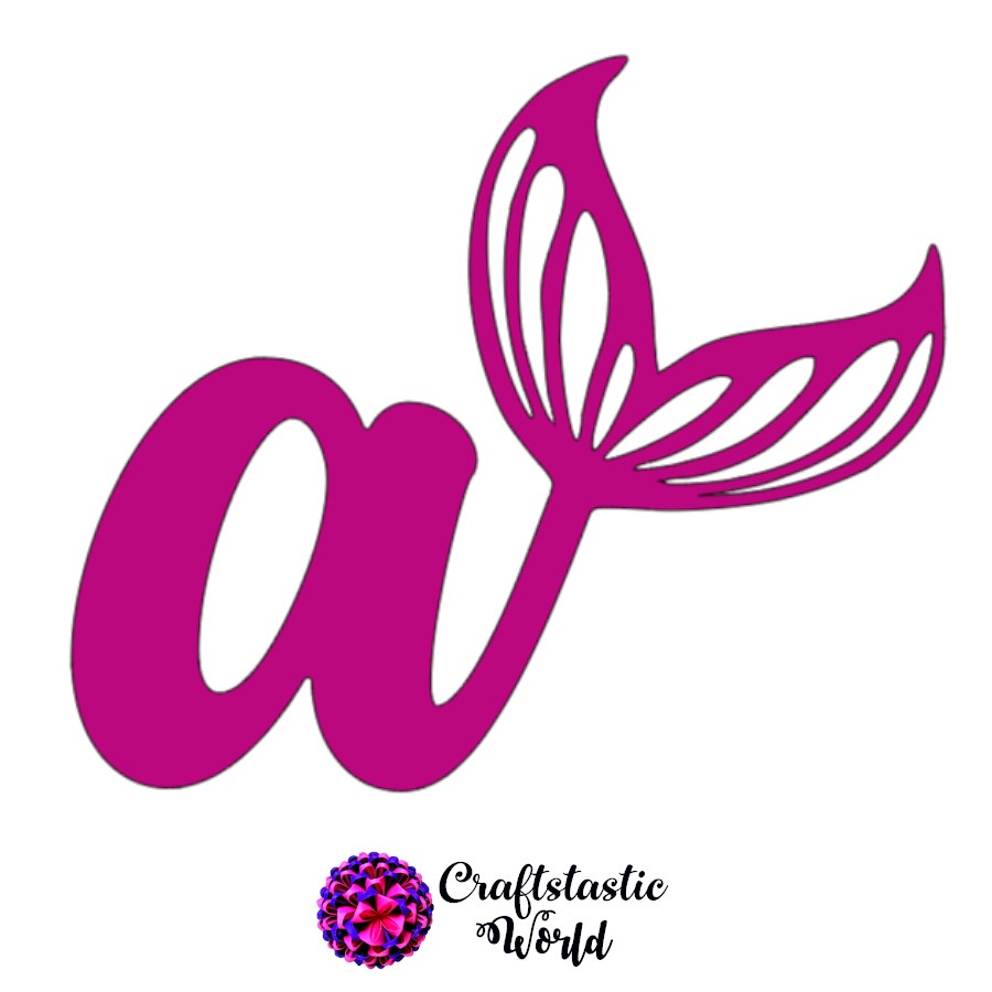 Mermaid Tail Cutout | Mermaid Tail for Superficious Font Letter Cutouts ...