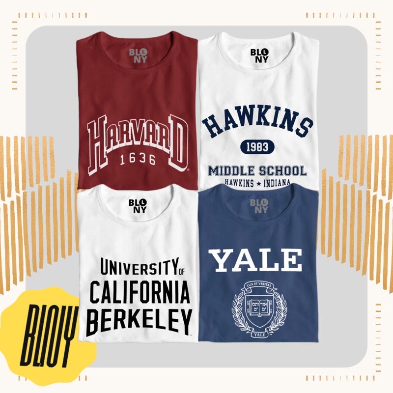 US | UNIVERSITY T-Shirt Design Unisex | Shopee Philippines