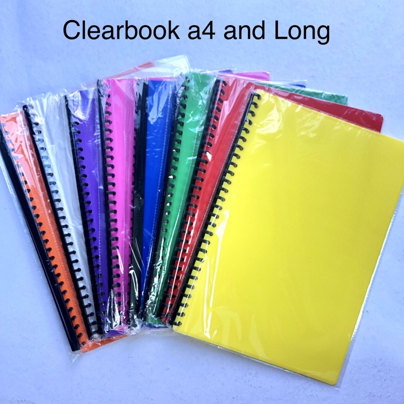 Clearbook Long and a4 Size (20sheets/pc) | Shopee Philippines