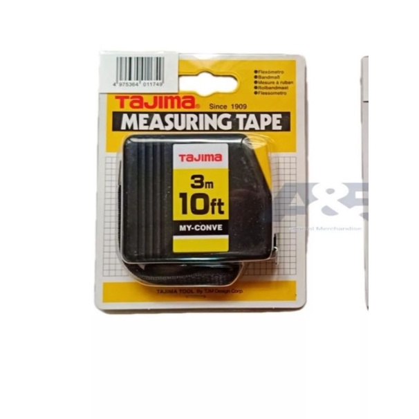 ORIGINAL TAJIMA MY-CONVE TAPE MEASURE 3MTRS, 5MTRS | Shopee Philippines