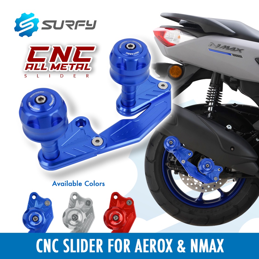 Cnc Slider With Axel Cap For Nmax Aerox V1 And V2 Made In Thailand ...
