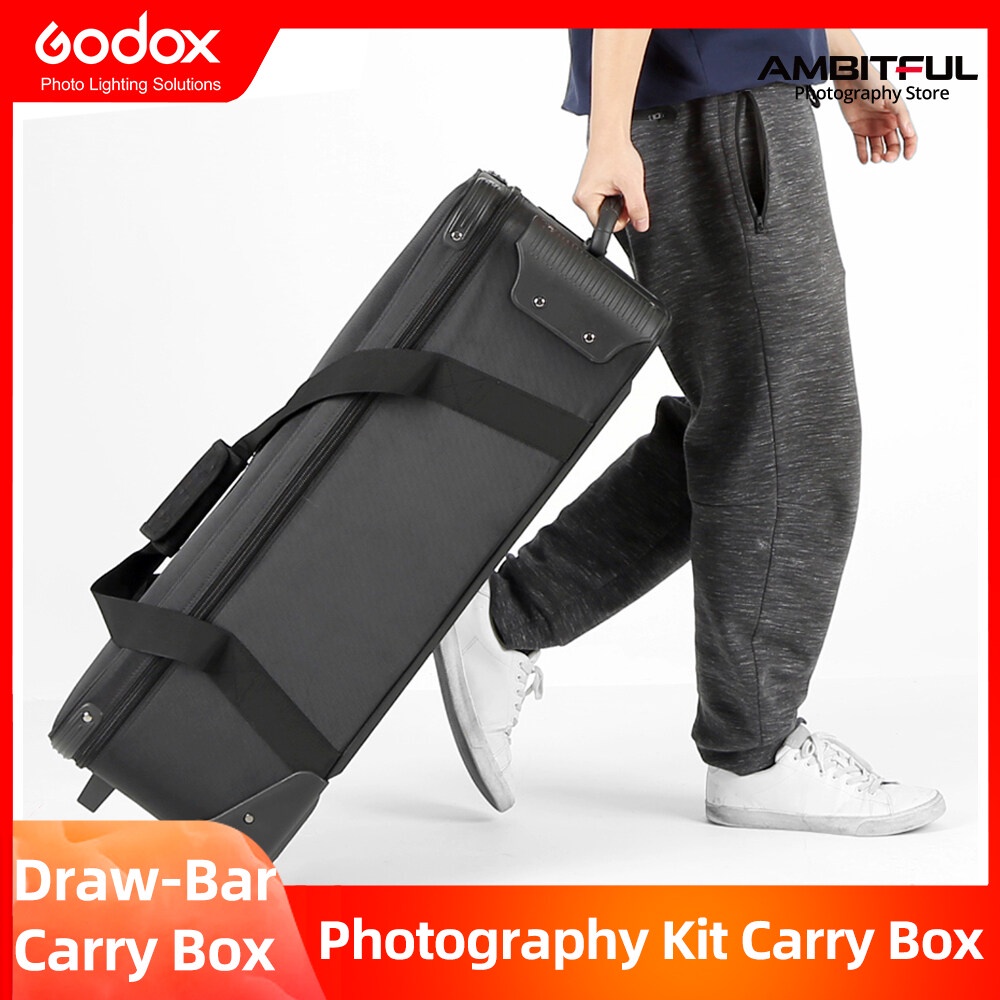 Studio Flash Kit Draw-Bar Box,Carry Box,Light Stand Bag,Studio Flash ...