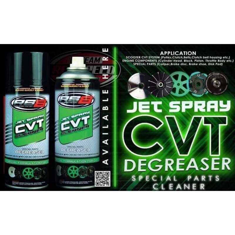 RS8 CVT CLEANER SPRAY | Shopee Philippines