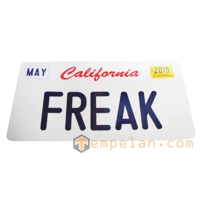 California Plate STICKER FREAK | Shopee Philippines