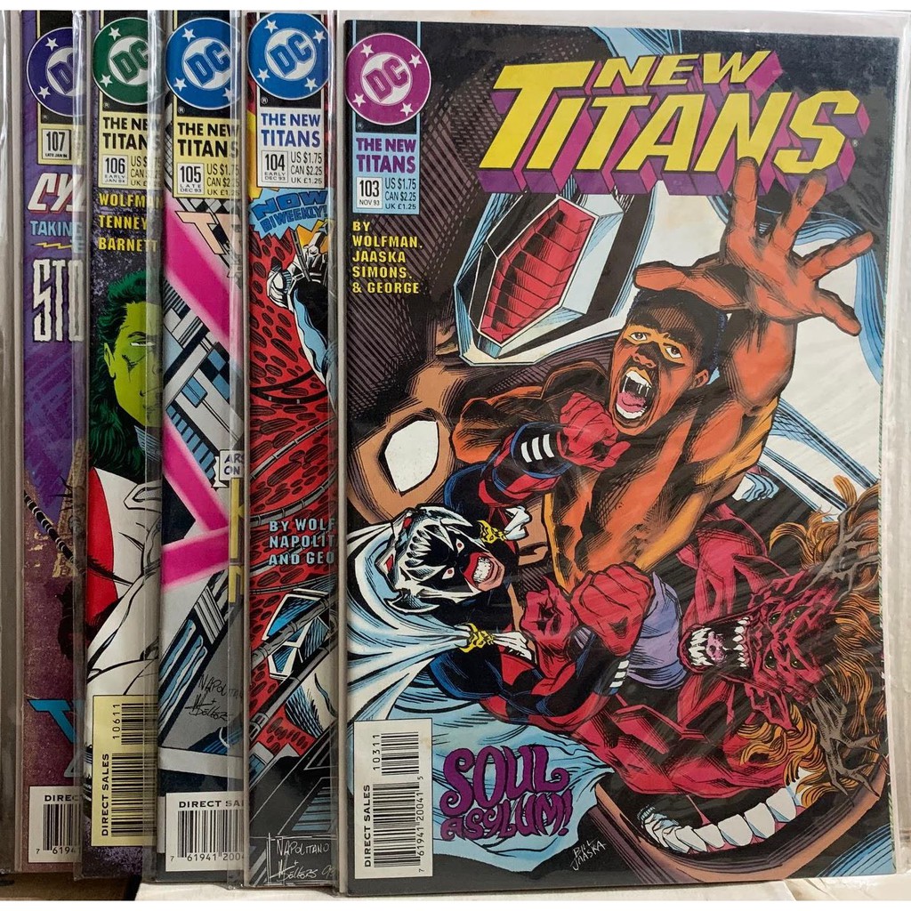Dc Comics: 1993 - New Titans #103 to 107: Terminus : The Faith of ...