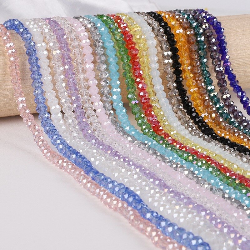 3mm 100pcs Crystal Beads Glass Beads For Jewelry Making Diy | Shopee ...