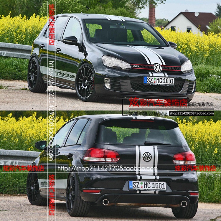 Modified Stickers Suitable for Volkswagen New POLO Car Stickers Golf ...