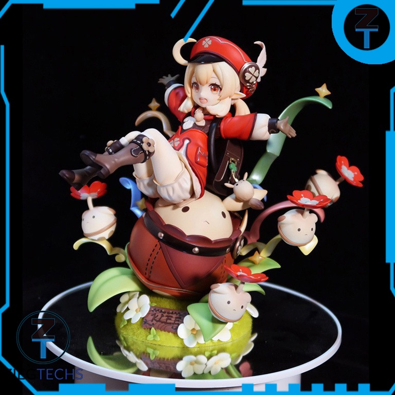 Genshin Impact Klee 1:7 scale Action Figure Klee With Bouncing Bombs ...