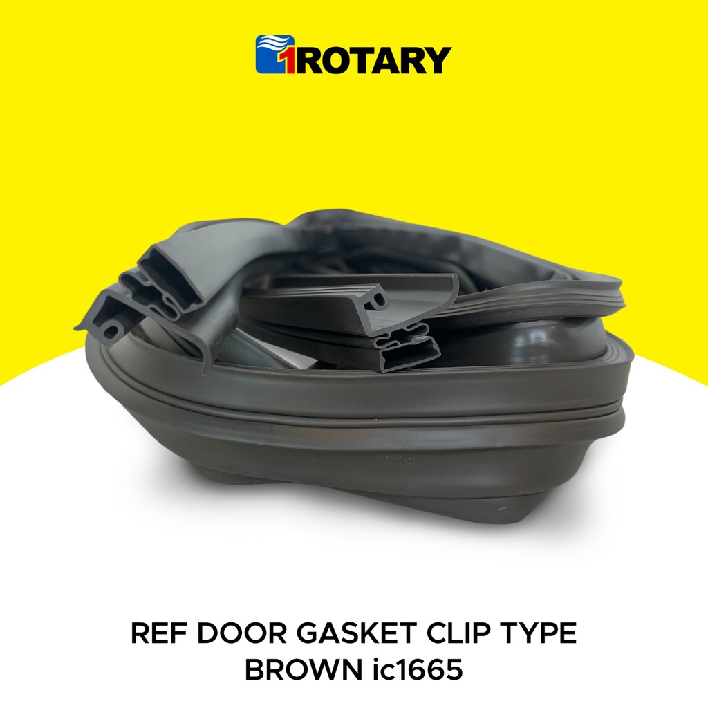 1ROTARY Ref Door Gasket Clip Type White and Brown 9.24 ft per roll ...