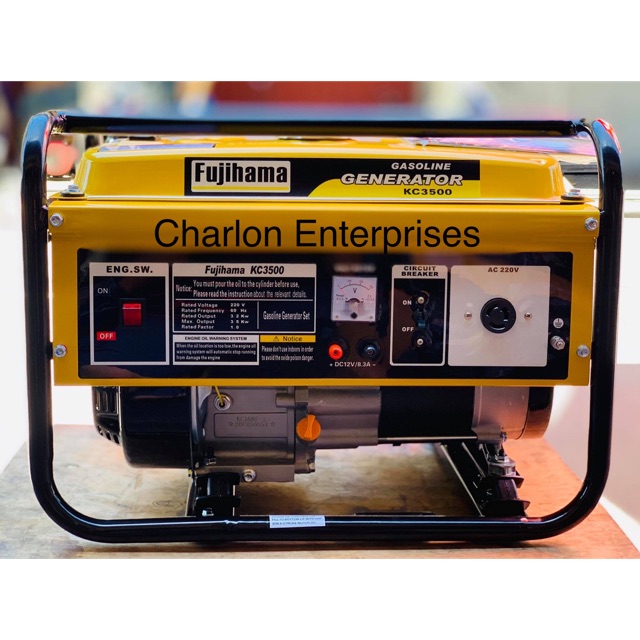 KC3500 FUJIHAMA GASOLINE GENERATOR SET 4 STROKE MANUAL ONLY | Shopee ...