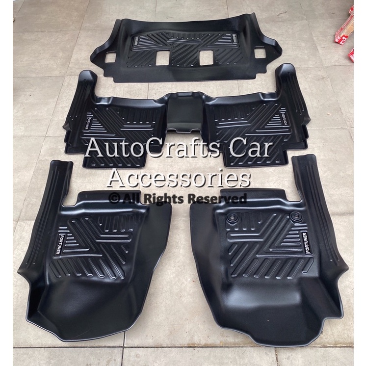 TOYOTA FORTUNER 2016-2023 5D FULLY EXTENDED DEEP DISH MATTING | Shopee ...