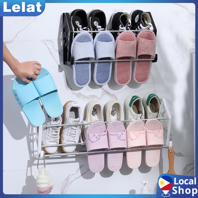 Wall Mounted Hanging Shoe Storage Rack Organizer | Shopee Philippines
