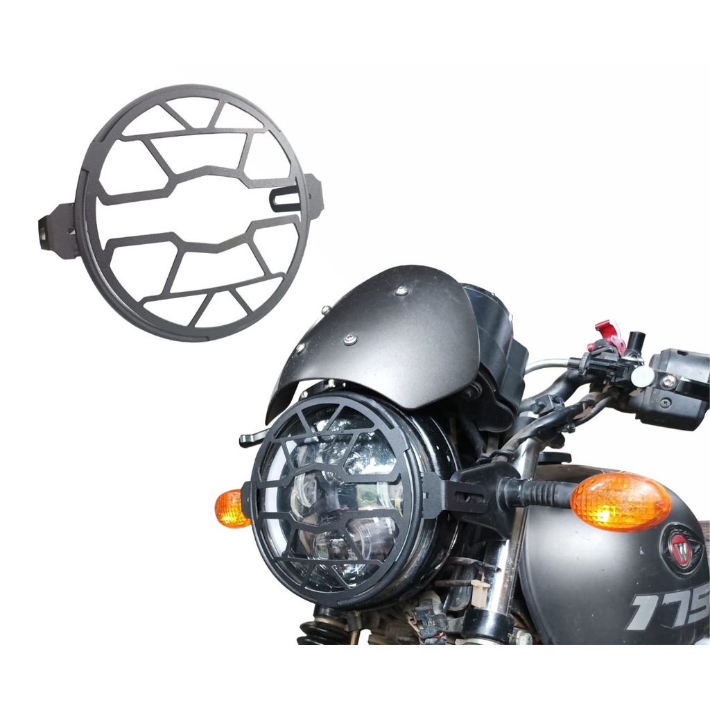 7ich Headlight cover daymaker XSR Lamp Shell Protector TIGER VIXION OLD ...