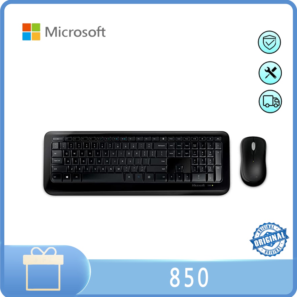 Microsoft 850 Line Desktop Set Keyboard Mouse | Shopee Philippines
