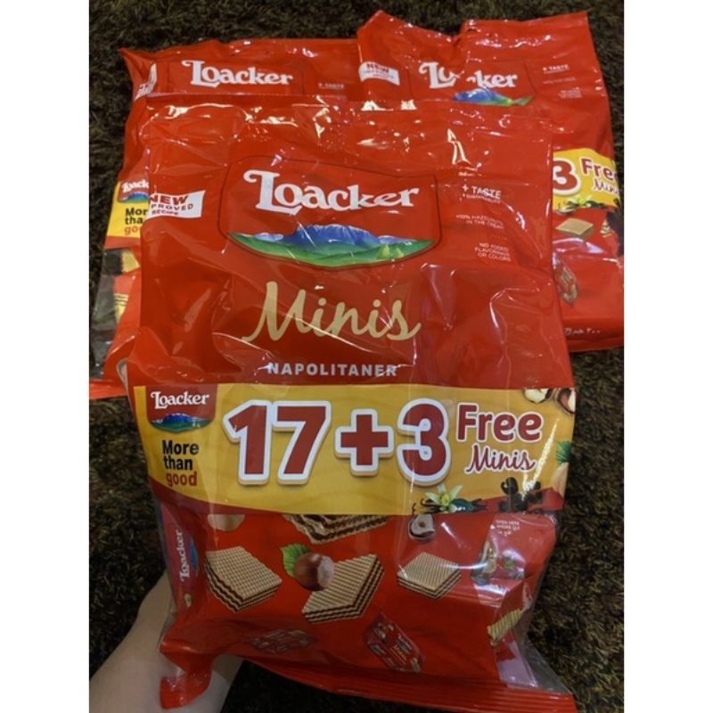 Loacker Minis Napolitaner 200g 20pcs | Shopee Philippines