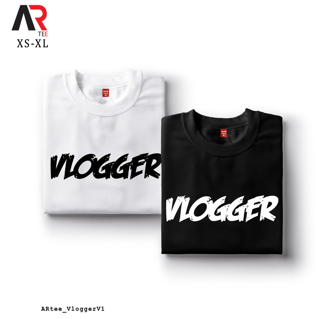 AR Tees Vlogger V1 Shirt Unisex T-Shirt for Women and Men | Shopee ...