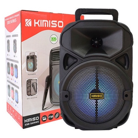 Kimiso Portable Bluetooth Speaker Karaoke KMS-3382 with Mic (Mpower ...