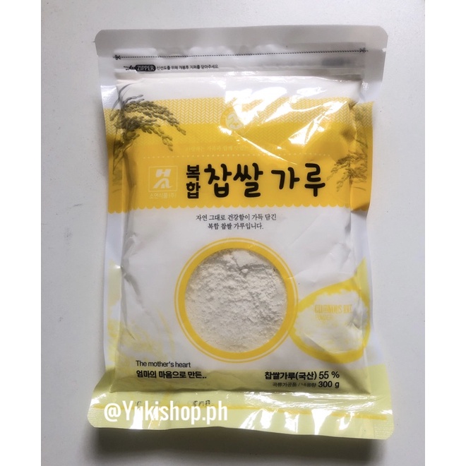 Korean Glutinous Rice powder flour Chapssalgaru 300g | Shopee Philippines