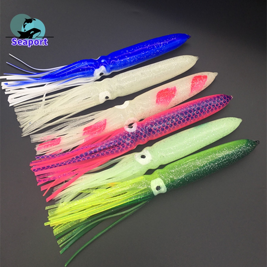 7inch Heavy Lure for Pesca Sea Fishing Octopus Tuna Baits Soft ...