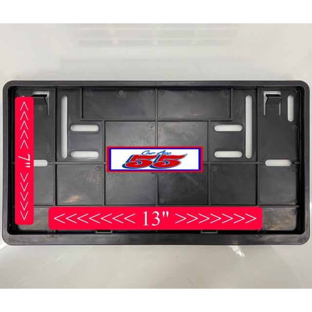 Car Number Plate Casing Square (13"x7") | Shopee Philippines