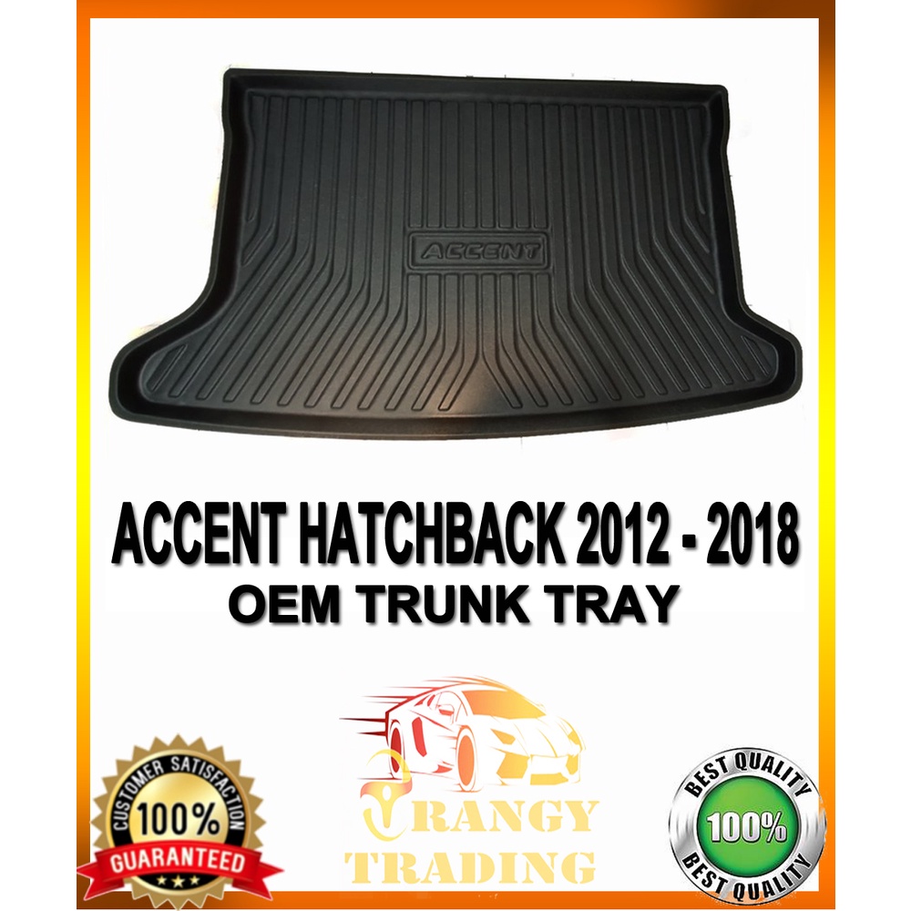 Accent Hatchback 2012 to 2018 OEM Trunk Tray 2013 2014 2015 2016 2017 ...