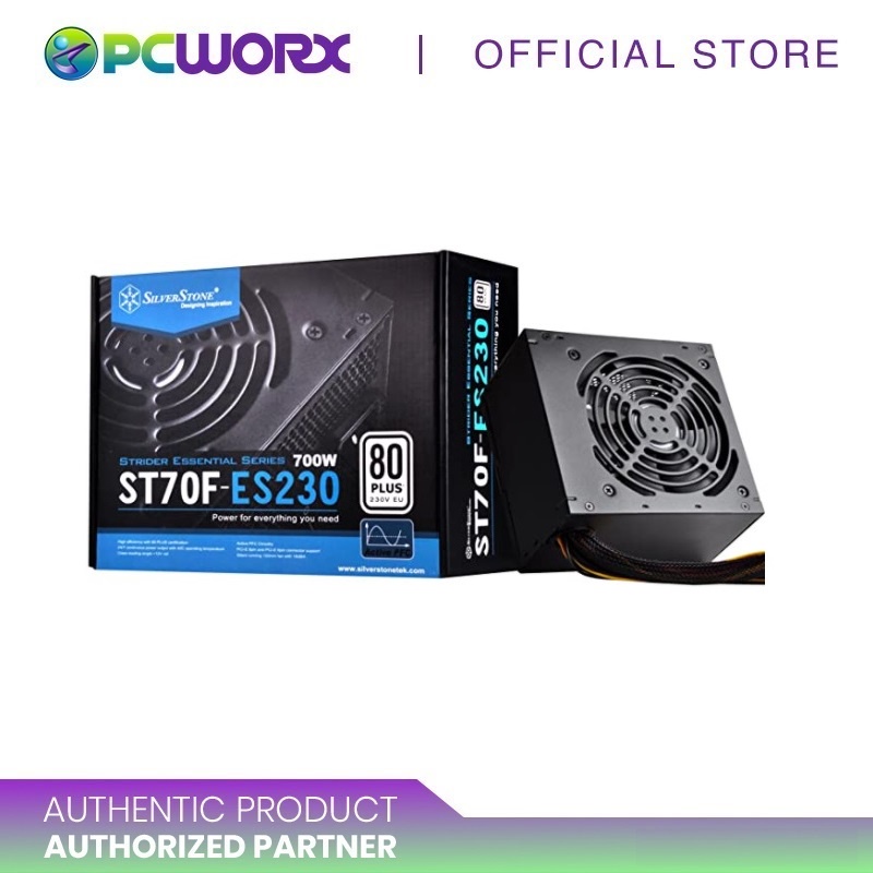 SilverStone SST-ST70F-ES230 Strider Essential 700W 80+ APFC Non-Modular ...