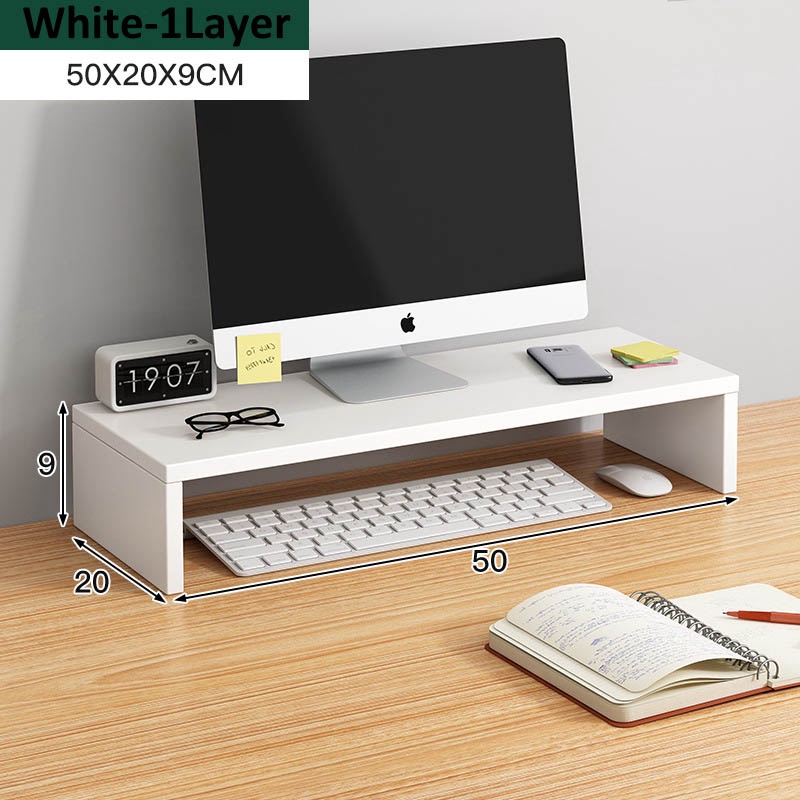 Classic Style 2 Color Wooden Monitor Holder Bracket Computer Stand ...